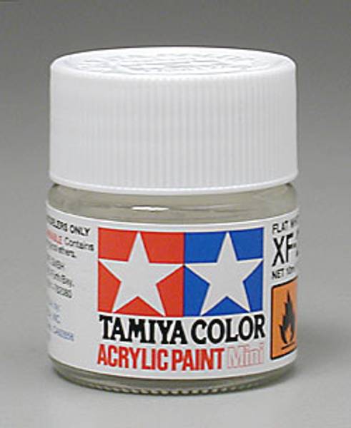 Tamiya Acrylic Mini XF-2 Flat White 10ml - Løten RC Shop AS